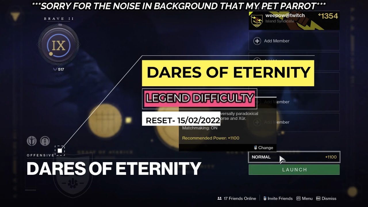 Destiny 2 - Mines Defused Fateful Spin Triumph - Dares of Eternity ...