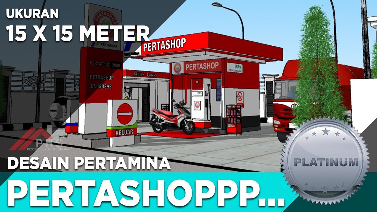 Desain Pertashop Pertamina PLATINUM - YouTube