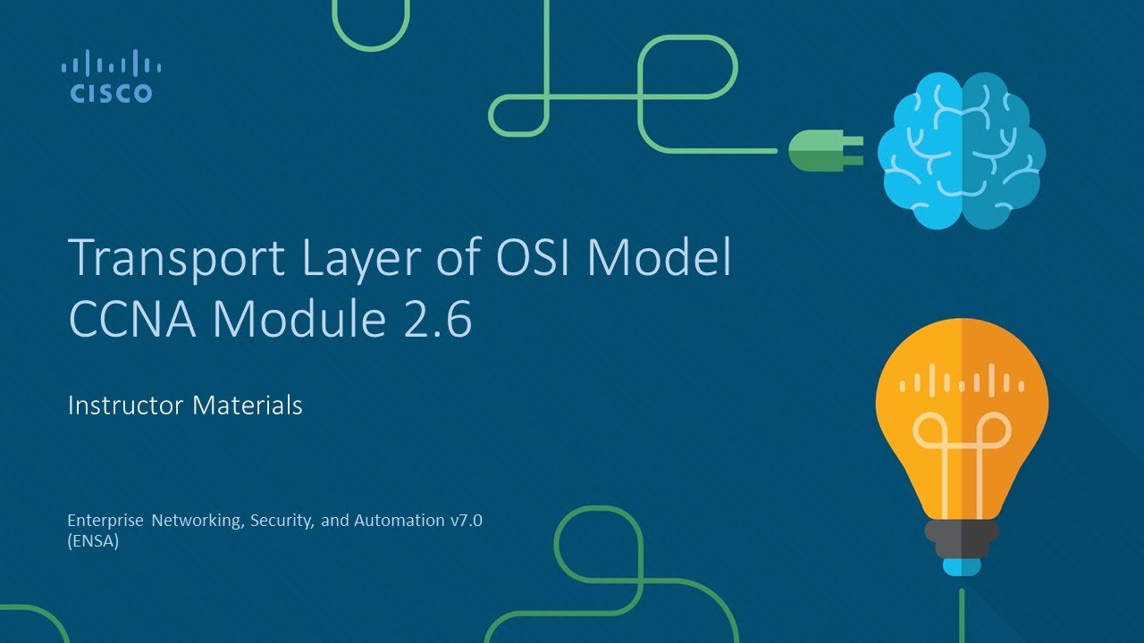 Transport Layer of OSI Model | CCNA 200-301 - YouTube