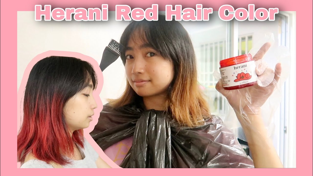 I Dyed My Hair Red Again (Herani Hair Color)⎢Shenille Reyes - YouTube