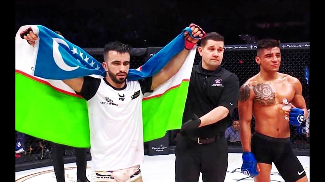 UZBEK JANGCHISI UFC BILAN SHARTNOMASI - YouTube