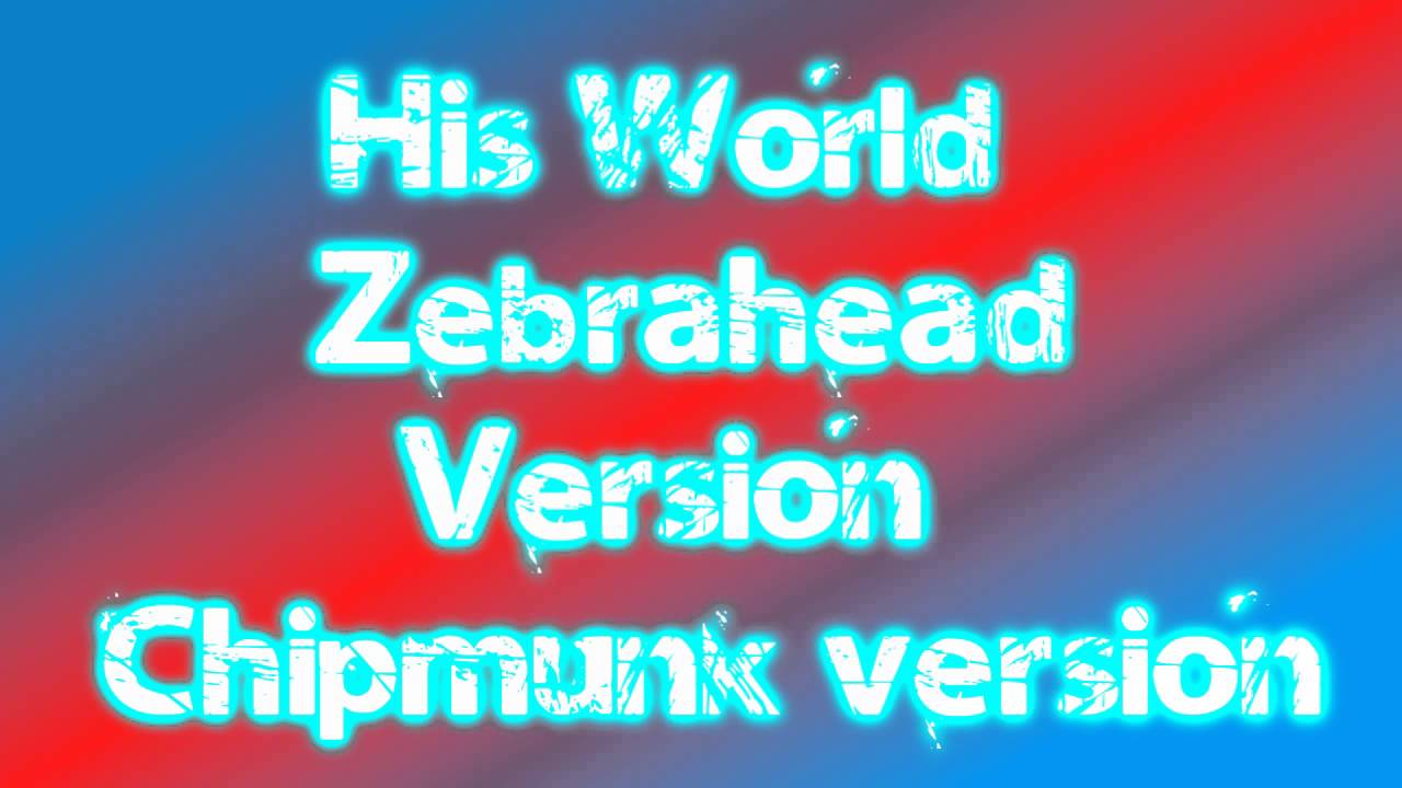 sonic his world zebrahead chipmunk version - YouTube