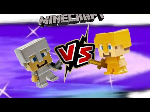 Gold armor vs Iron armor - YouTube
