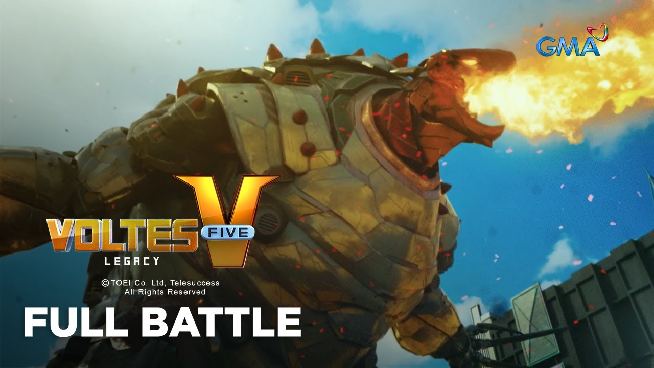 Voltes V Legacy: Voltes V vs Gamera (Full Battle) - YouTube