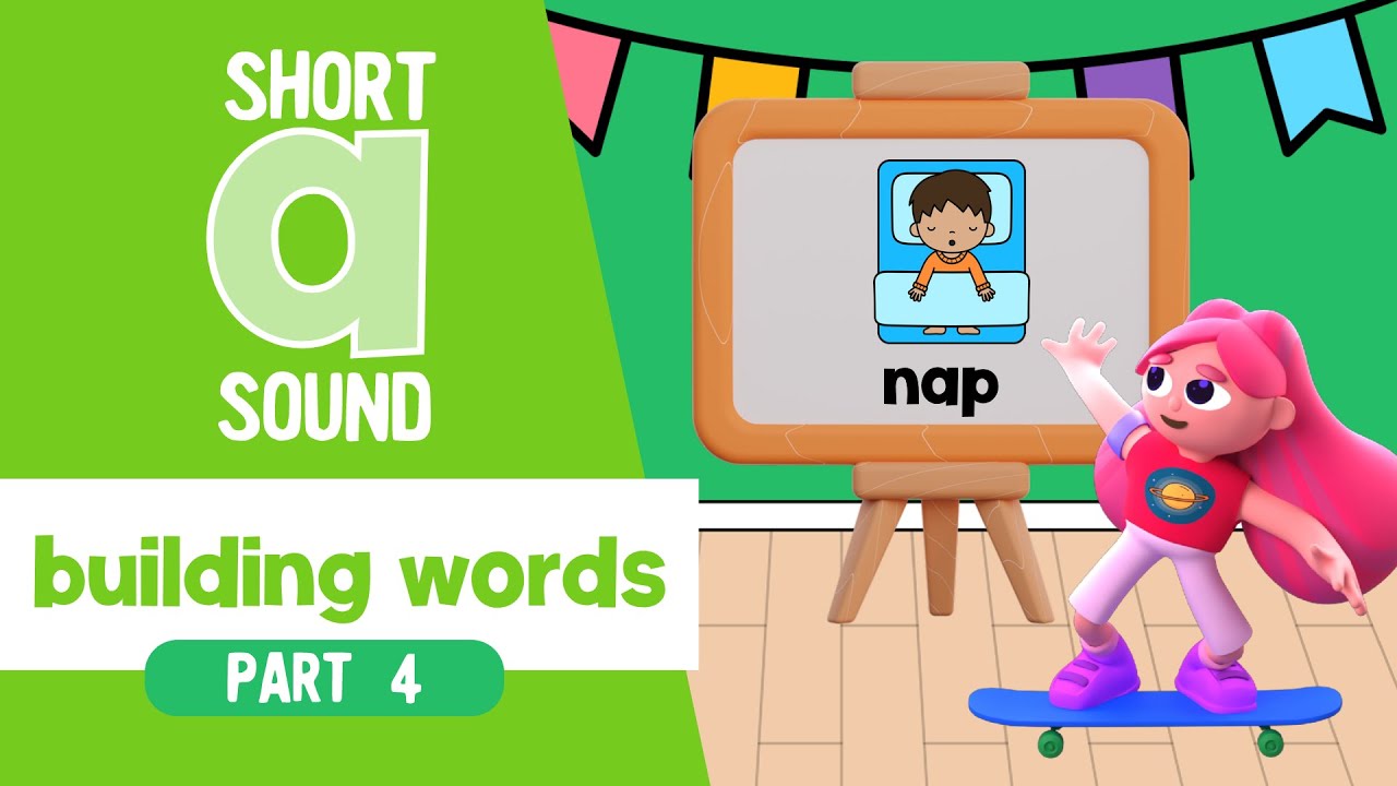 Word Building with the Short A Vowel - Educational Video for Children ...