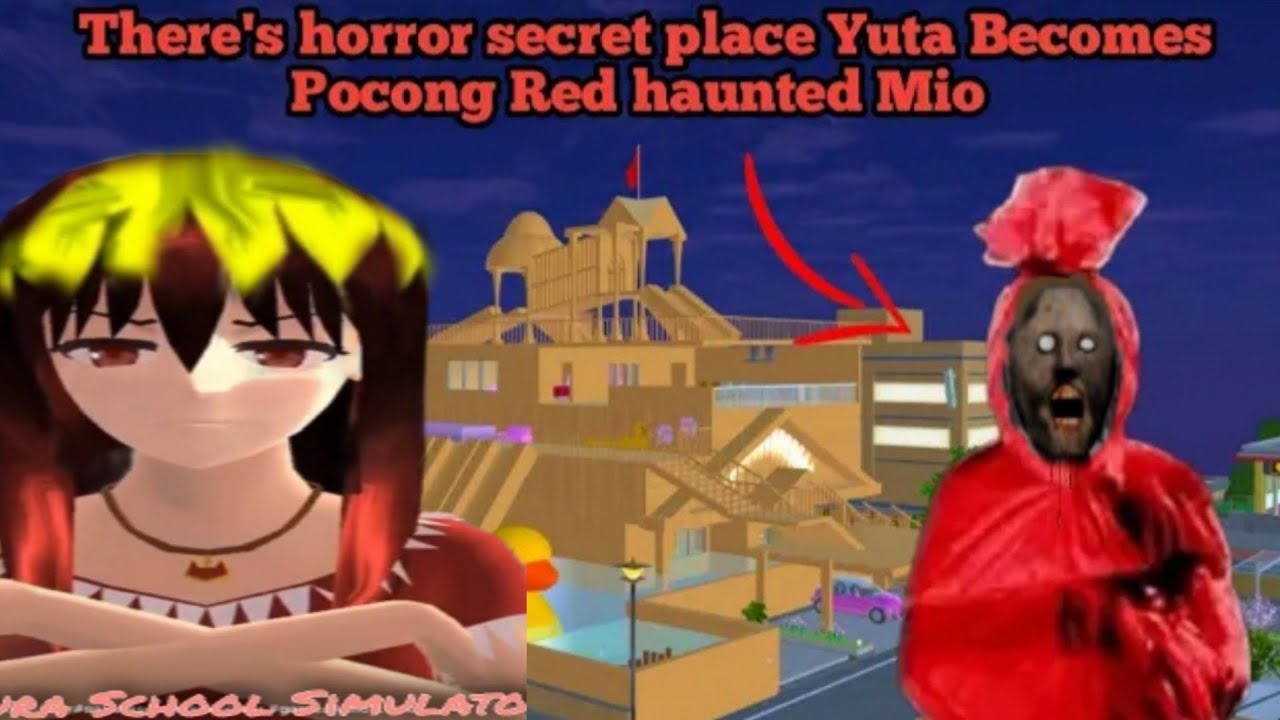 There's horror secret place Yuta becomes Pocong Red haunted Mio In home ...