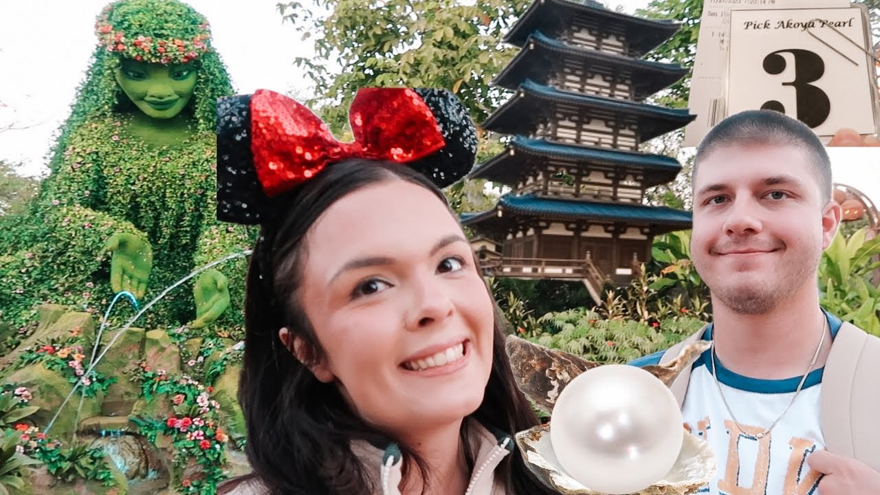 I FINALLY Picked a Pearl in Epcot! Park Hop With Us | WDW Dec 2023 ...