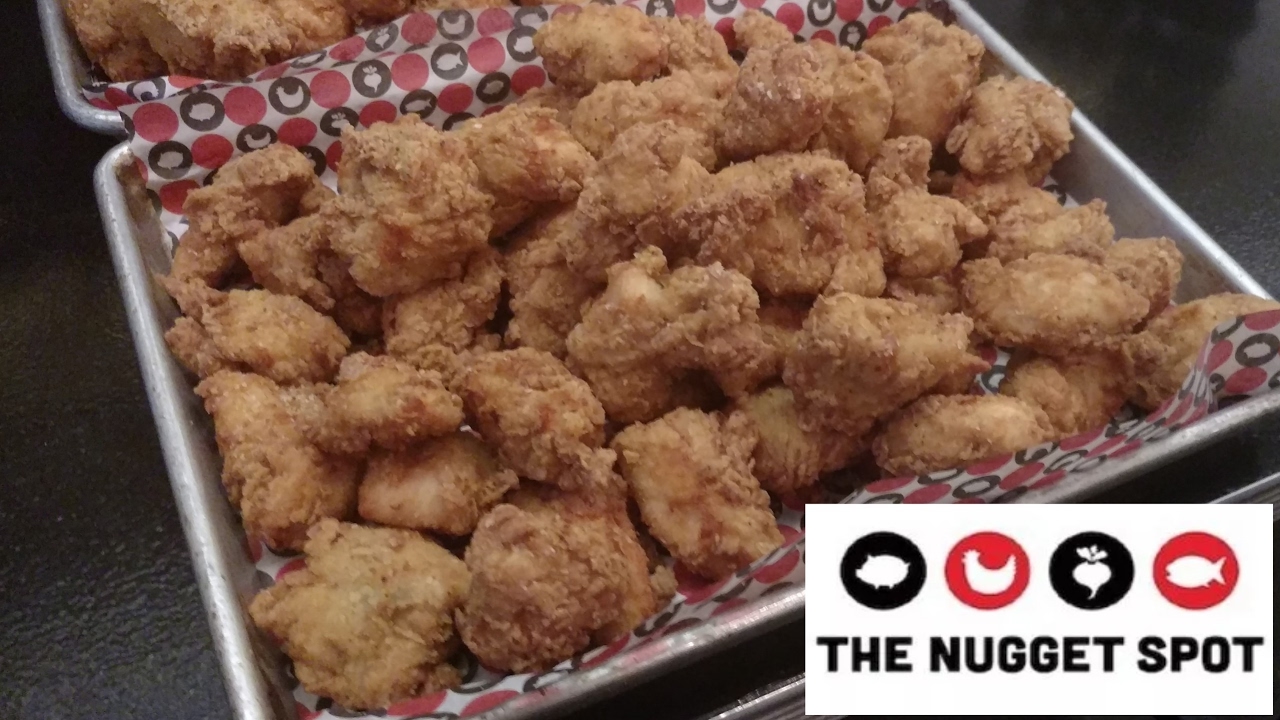 Chicken Nugget Eating Contest at The Nugget Spot - YouTube