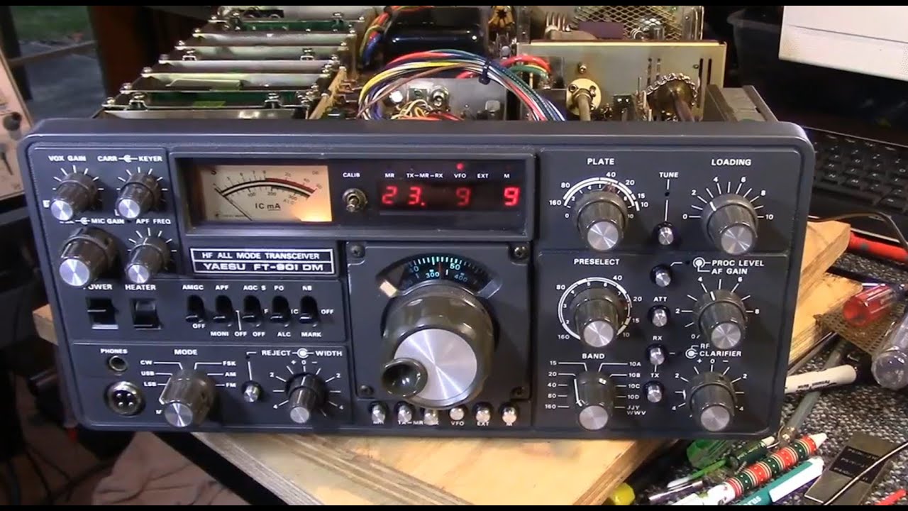 Yaesu FT 901DM Transmit repair - YouTube
