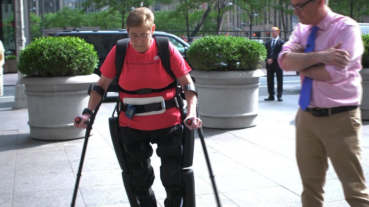 Watch an Exoskeleton Allow the Disabled to Walk - YouTube