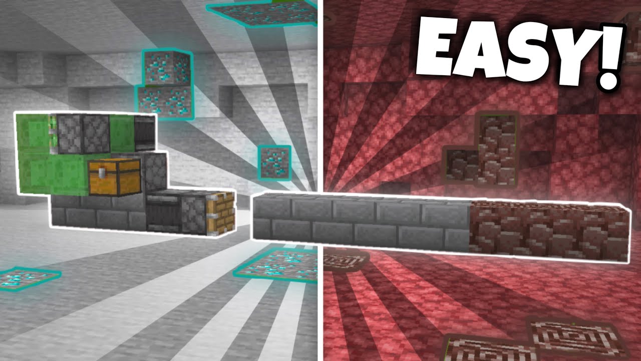 EASY TNT TUNNEL BORE IN MINECRAFT BEDROCK 1.17!!! (Windows 10, PS5, PS4 ...