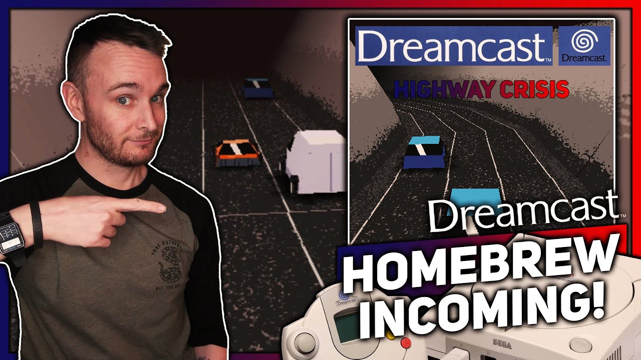 SEGA DREAMCAST HOMEBREW INCOMING! HIGHWAY CRISIS BY VOXEL - YouTube