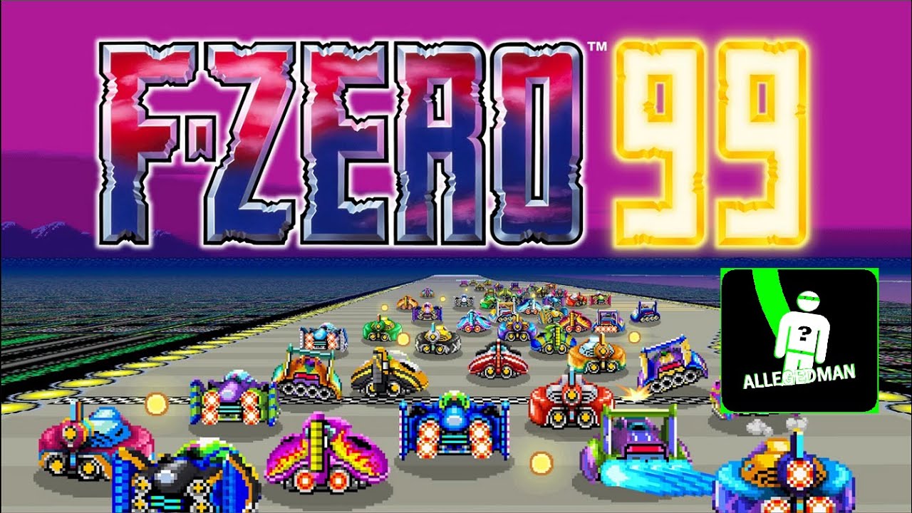 (F-ZERO 99) 99 hyper cars, racing on the old big blue! - YouTube