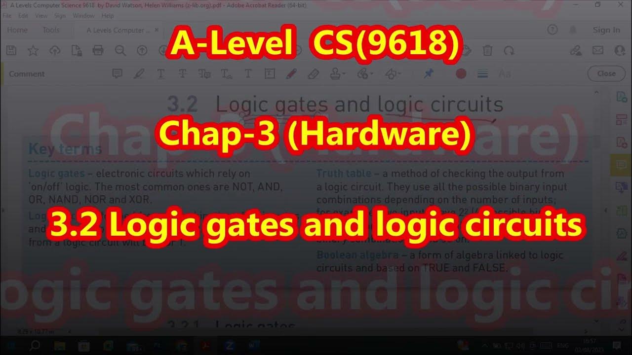 A-Level | CS-9618 | Chap-3 | Hardware | Logic Gates and Logic Circuits ...