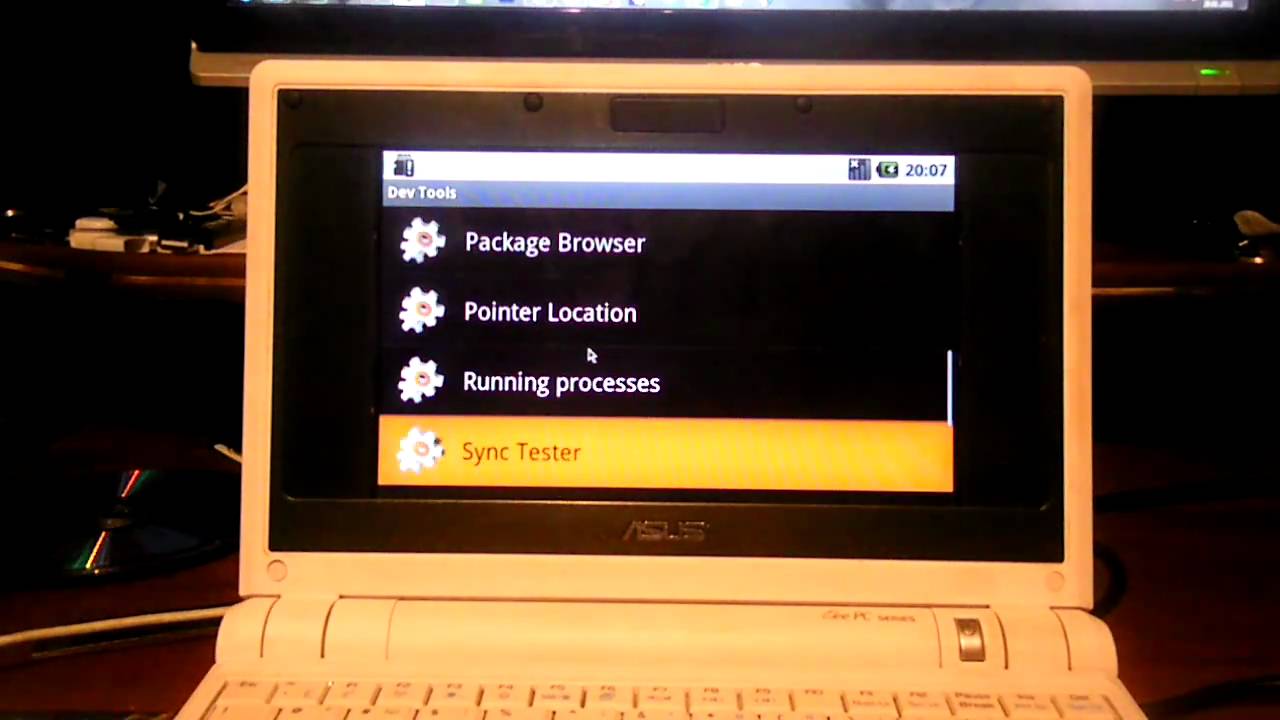 android x86 asus eee pc - YouTube