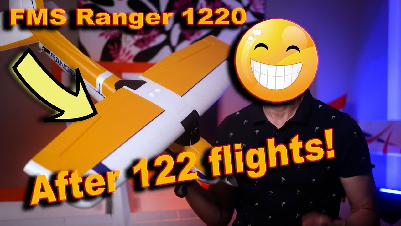 FMS Ranger 1220 After 122 flights! - YouTube