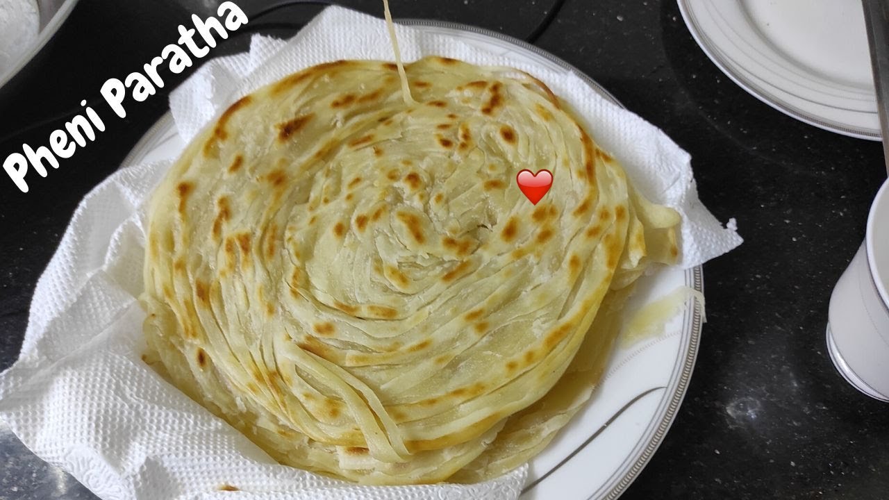 Lachha Paratha Recipe - Crispy Pheni Paratha - Multi Layered Paratha ...