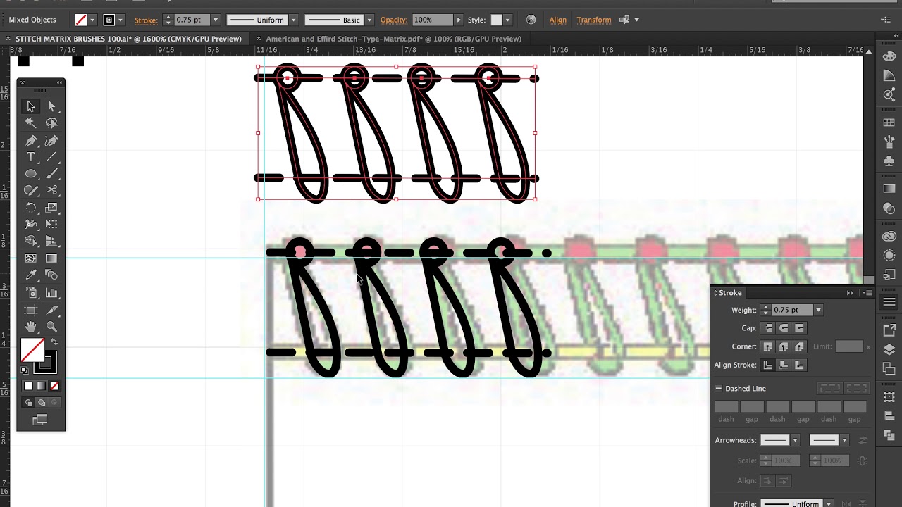 STITCH MATRIX 3 Thread Overedge - YouTube