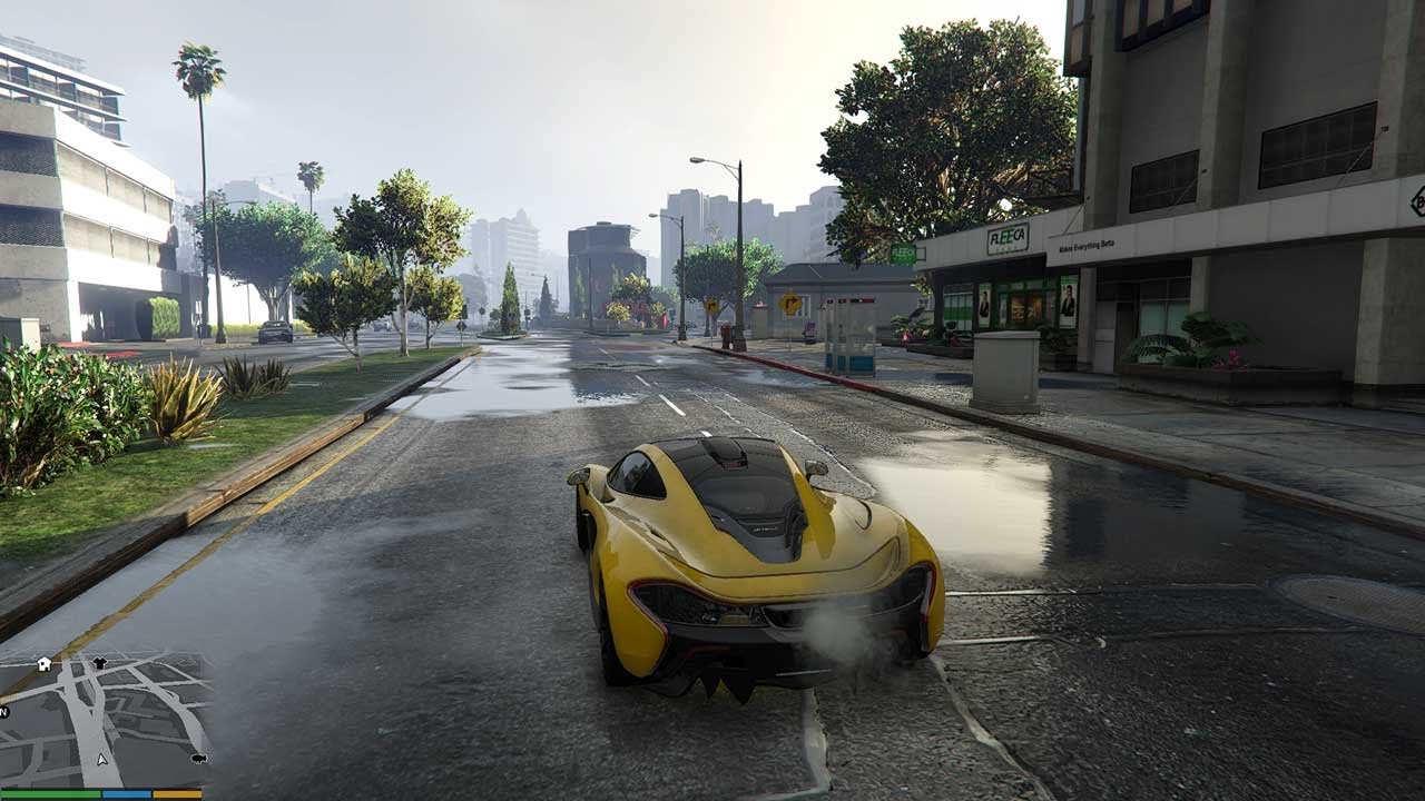 GTA V Enhance Graphics Mod Gameplay on [ Radeon RX 570 ] - YouTube