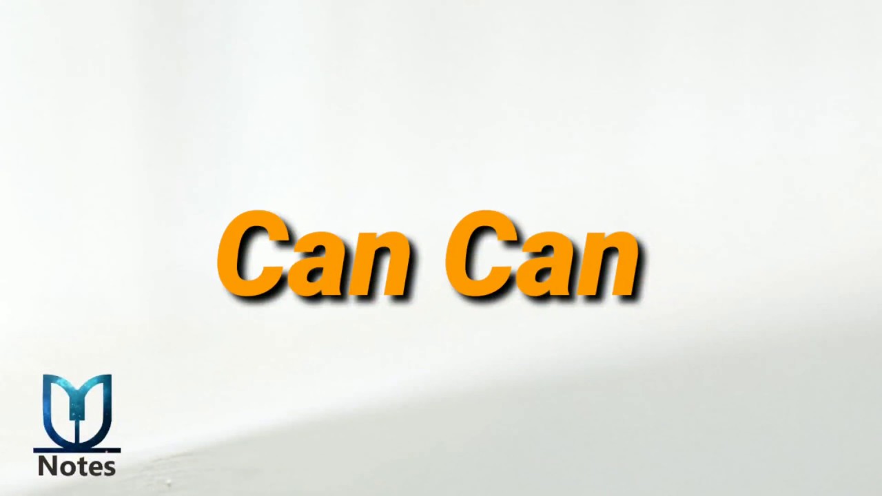 Marching Song - Can Can | Keyboard Practice Cover in C + Chord - YouTube