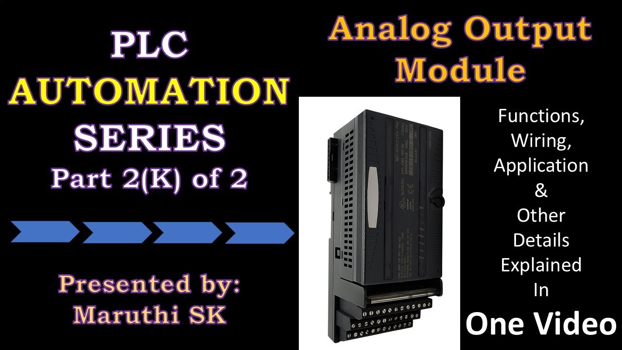 PLC Tutorial: Analog Output Module Explained #plc - YouTube