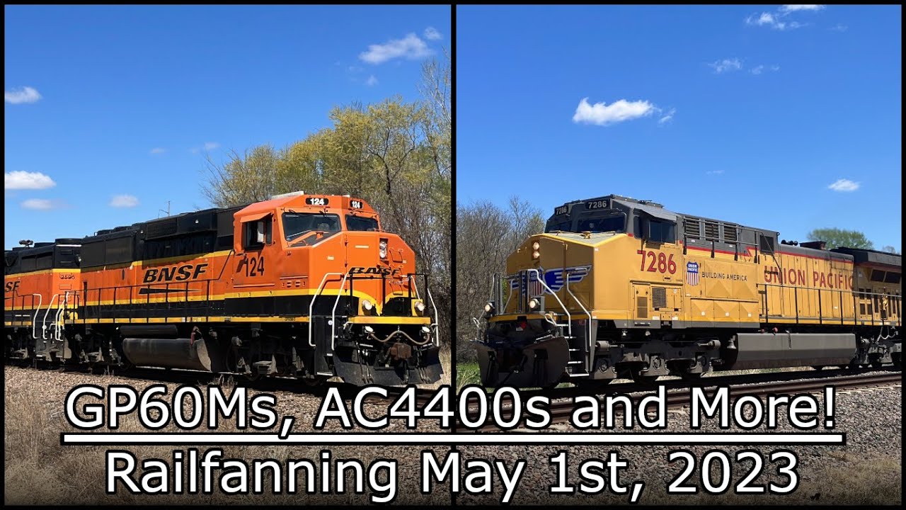 GP60M, AC4400s and More! | May 1st, 2023 - YouTube