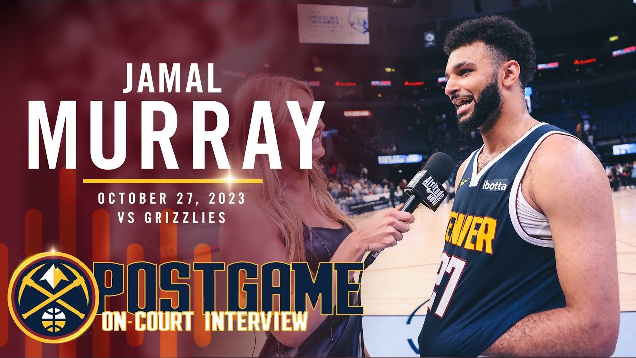 Jamal Murray On-Court Interview After The Win In Memphis | Full Interview 10.27.23 - YouTube