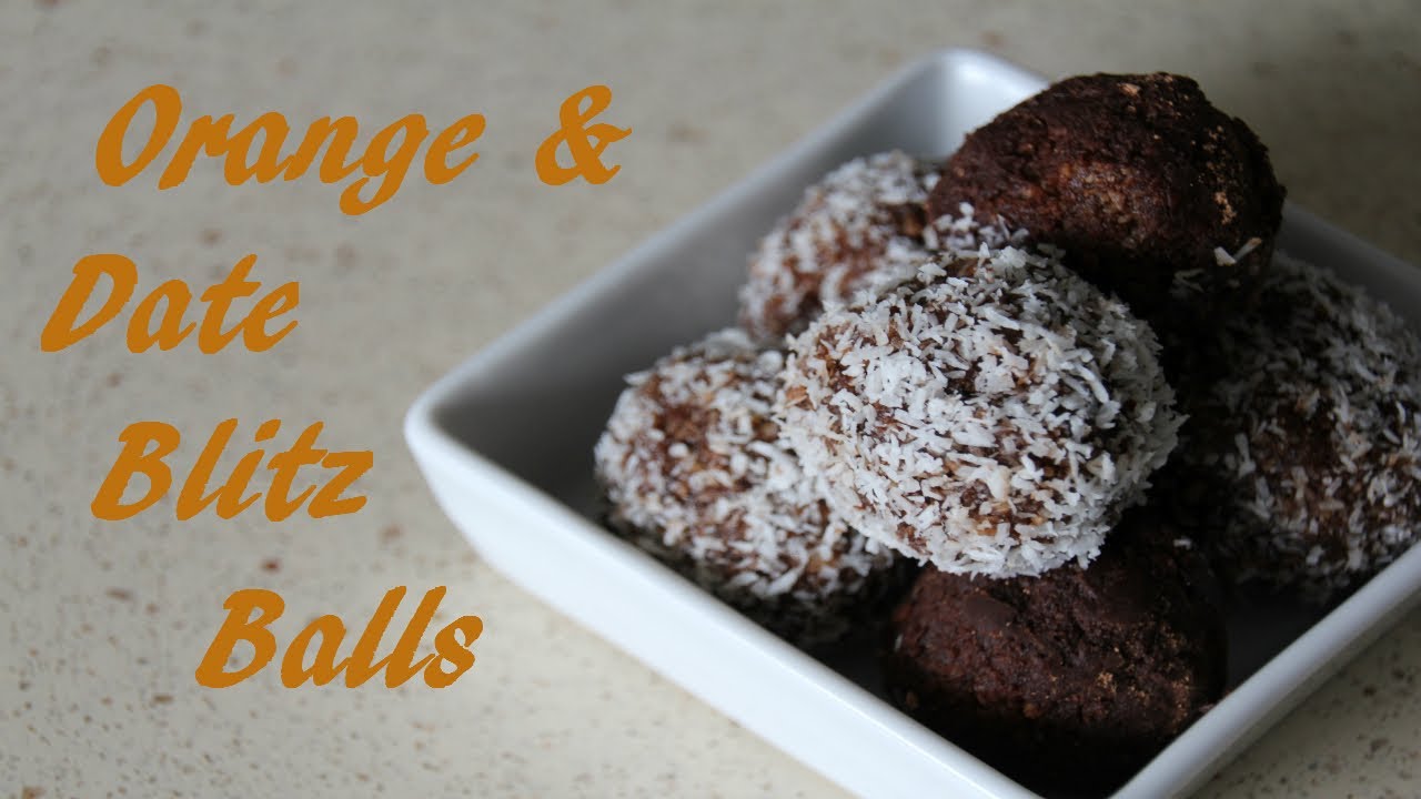 Date & orange blitz balls recipe - perfect for Valentine's Day - YouTube