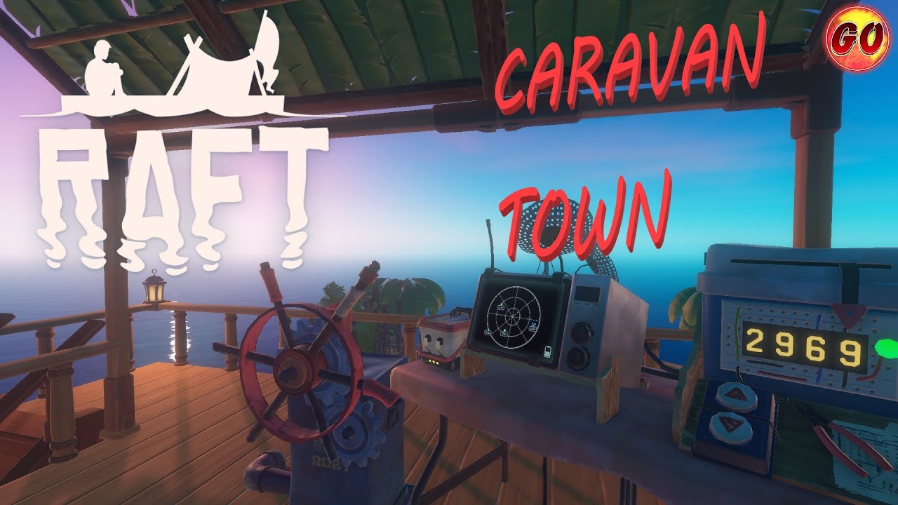 🔴Raft СЮЖЕТ. CARAVAN TOWN #14🔴1440p 60fps🔴16+ #steam #raft - YouTube