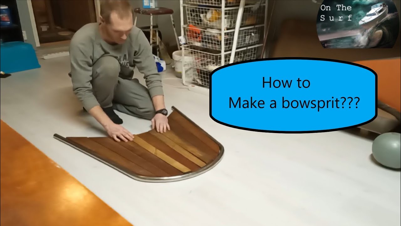 How to make a bowsprit with foldable ladder and searchlight - YouTube