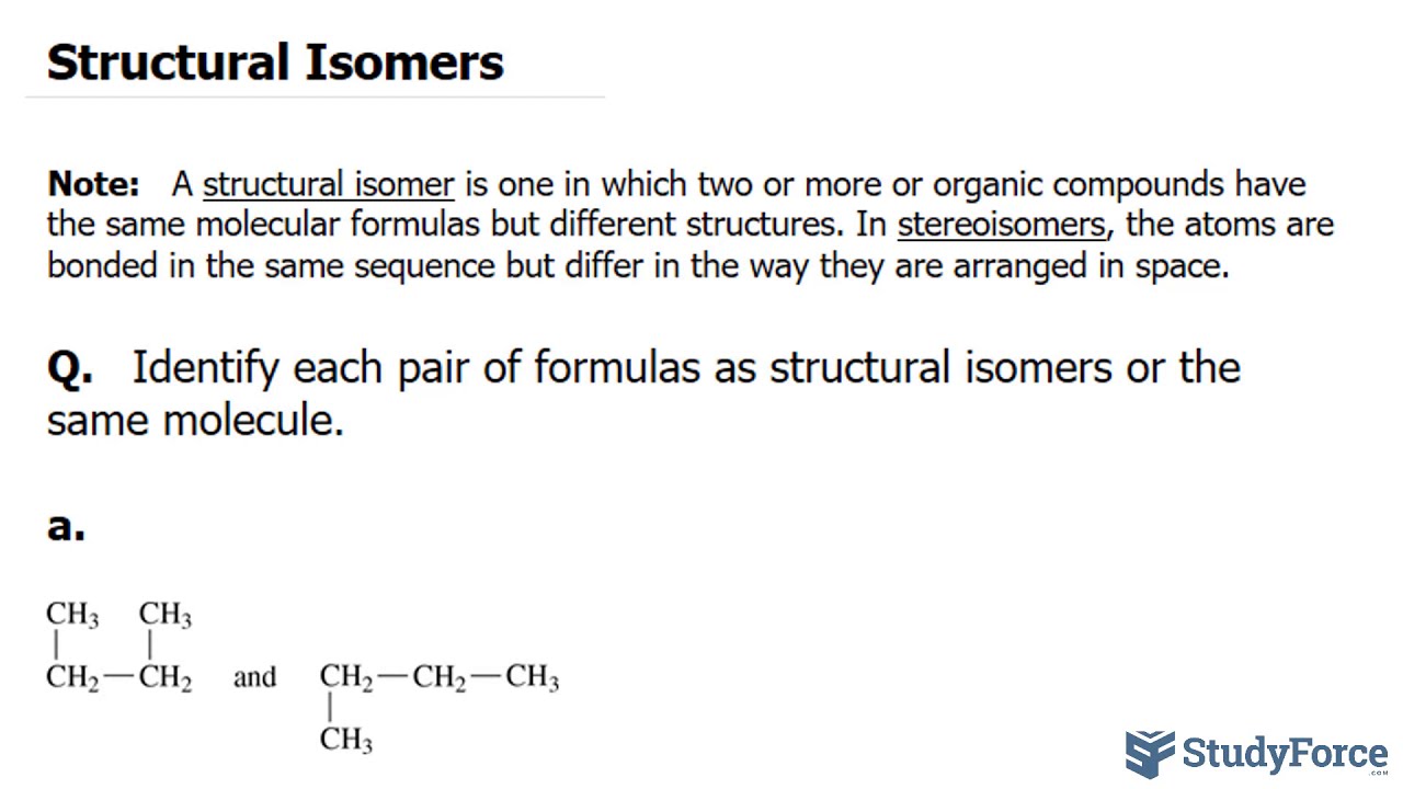 Structural Isomers - YouTube