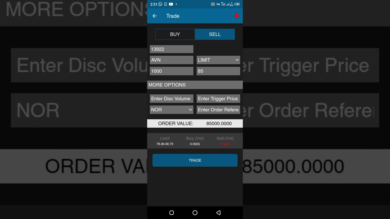 How to use BMA CAPITAL Trading App. Buy, Sell and Stop Loss Option ...