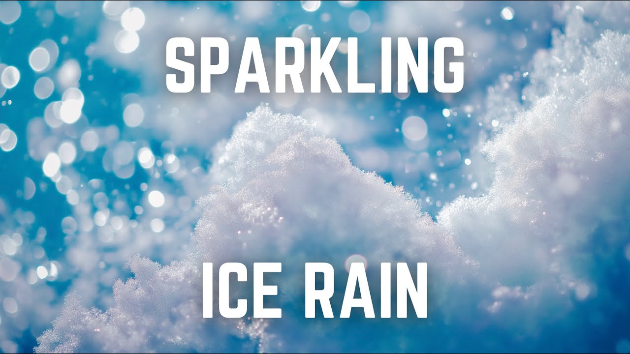 SPARKLING ICE RAIN | 12 Hours | Black Screen | No Midway Ads | Fall ...