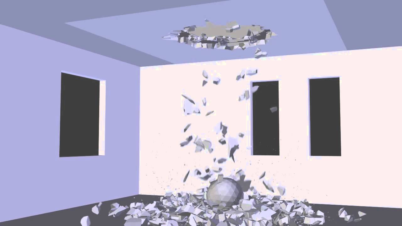 Ceiling Collapse w/ Blender - YouTube