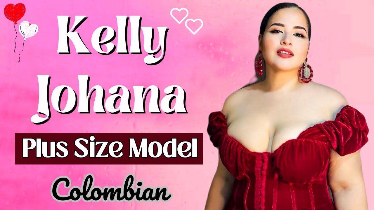 Latest Curvy Model Kelly Johana Gorgeous Colombian Plus Size Latina