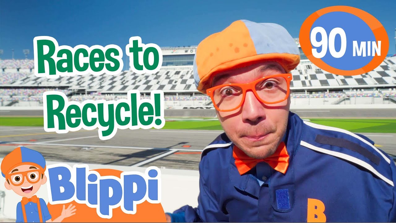 Blippi's Fast Car Race Track! | Blippi | Educational Kids Videos | Fun ...