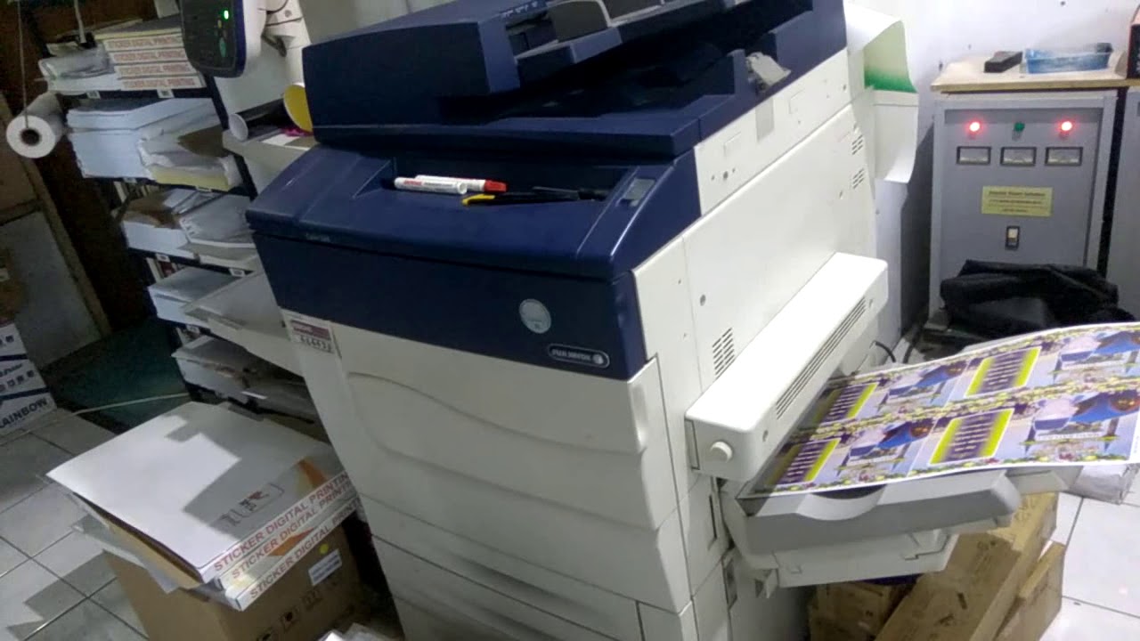 Speed Fuji Xerox C60 A3+ Paper - YouTube