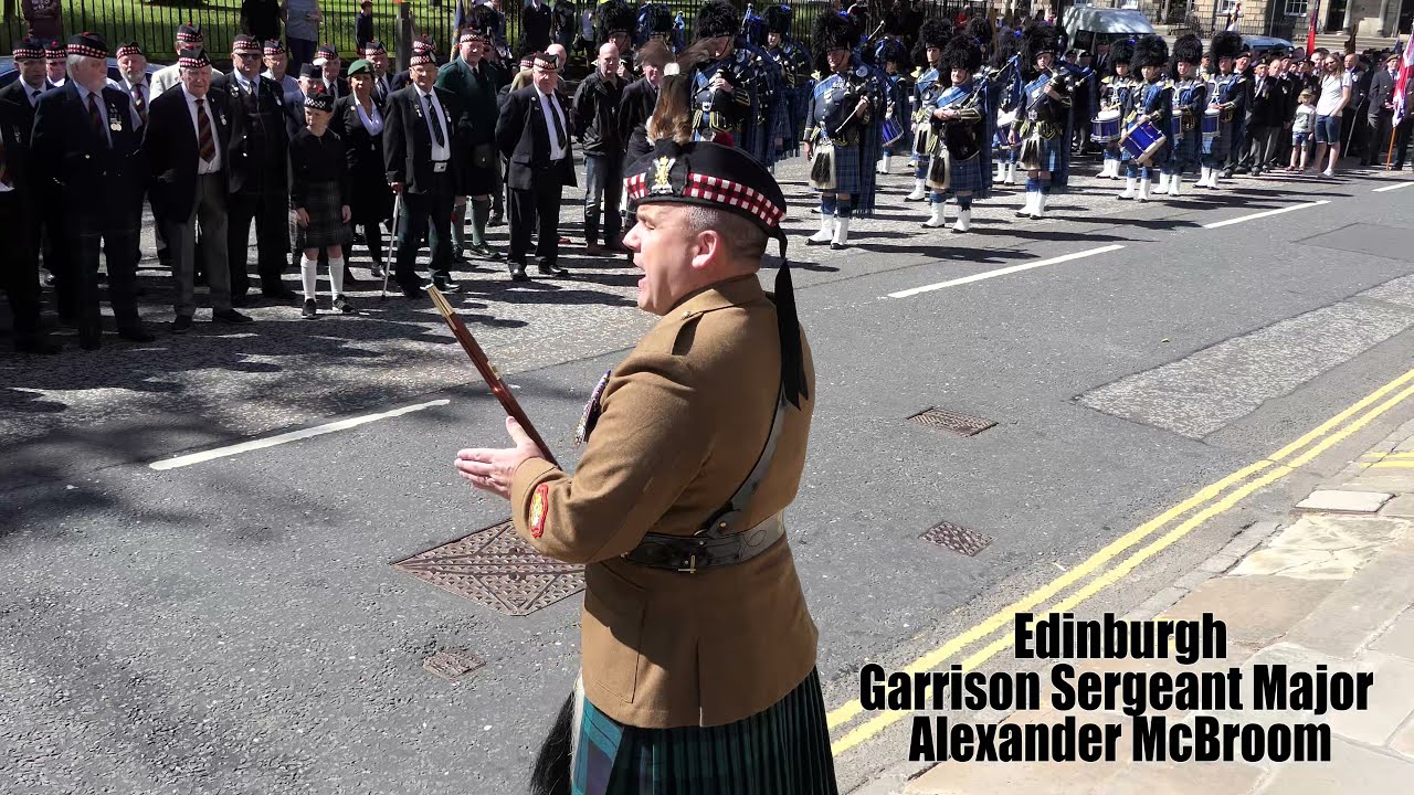 Edinburgh Garrison Sergeant Major (GSM) Alexander McBroom (2018) - YouTube
