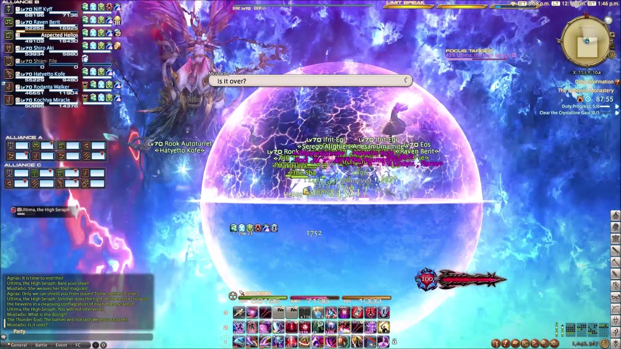 Final Fantasy XIV - Ultima, the High Seraph - YouTube