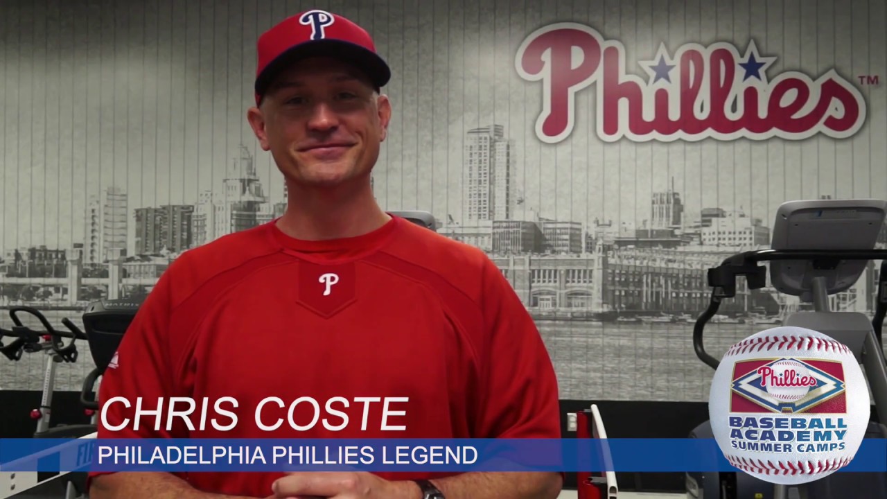 Phillies Legend, Chris Coste, Tips for Young Baseball Players - YouTube