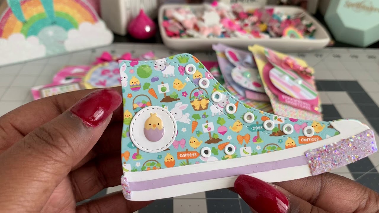 Fun spring embellishments! Come take a peek! - YouTube