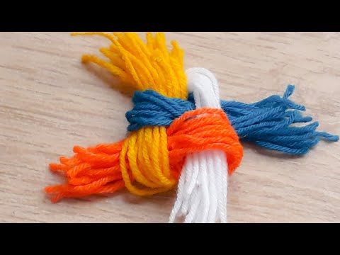 Amazing Woollen Craft ideas|Easy DIY Woollen Flowers|Wool craft ideas ...