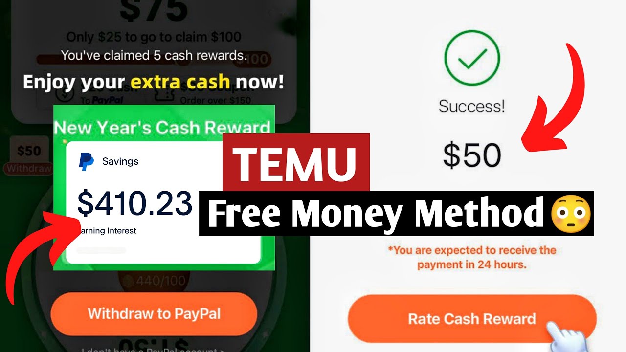 Temu free gift Temu coupon code Temu Money Method Temu Hack Temu Glitch free method - YouTube