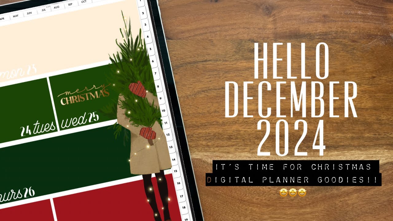 Brand new 🤩 December 24 Christmas digital planning stickers & more!🎉 ...