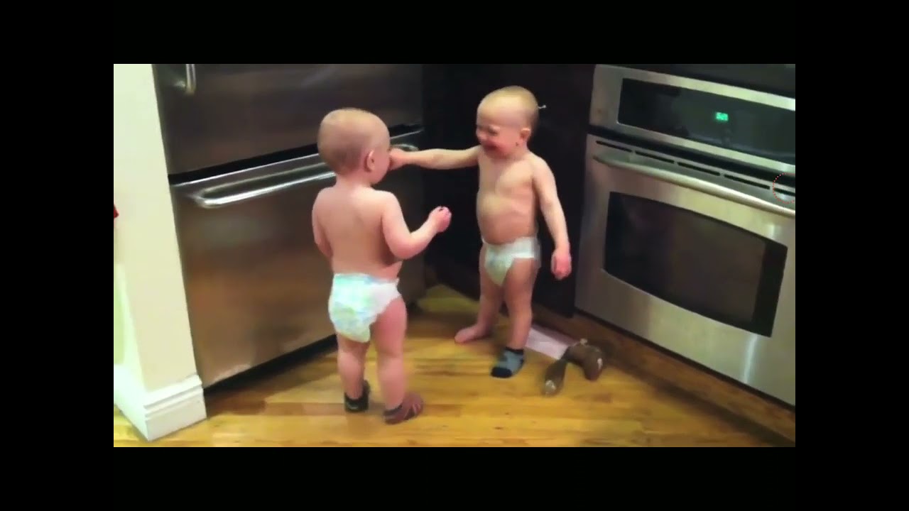 two babies plot world domination - YouTube