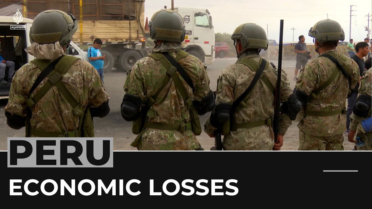 Peru's economy: Anti-government protests disrupt supply chains - YouTube