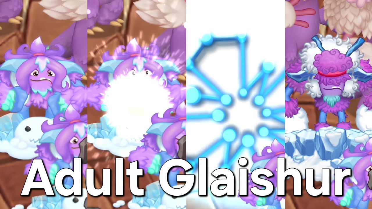 My Singing Monsters | 5 adult Glaishur ascended on Celestial Island ...