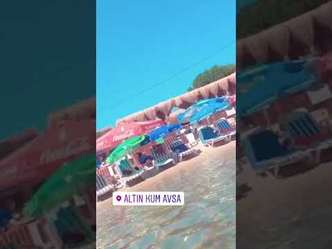 ALTIN KUM AVSA PLAJ ÇEKİM #SNAP #STORY