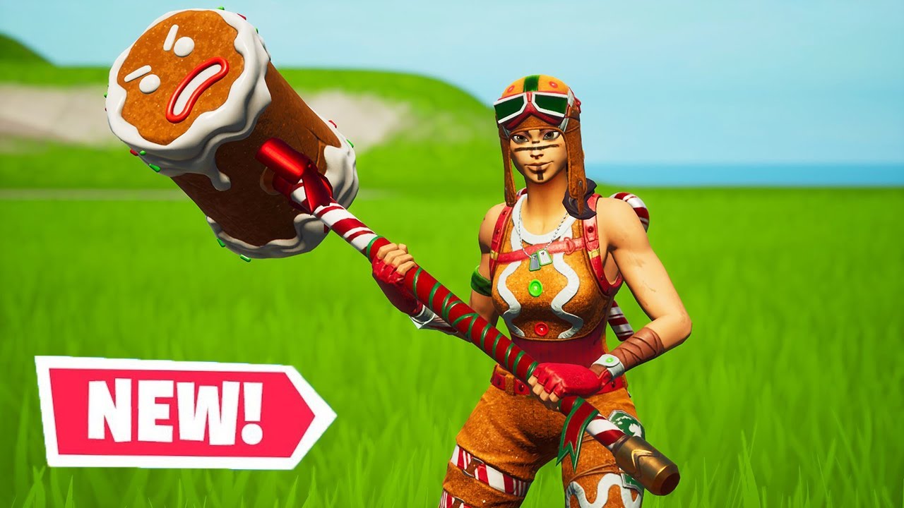 New GINGERBREAD RAIDER Skin in Fortnite! - YouTube