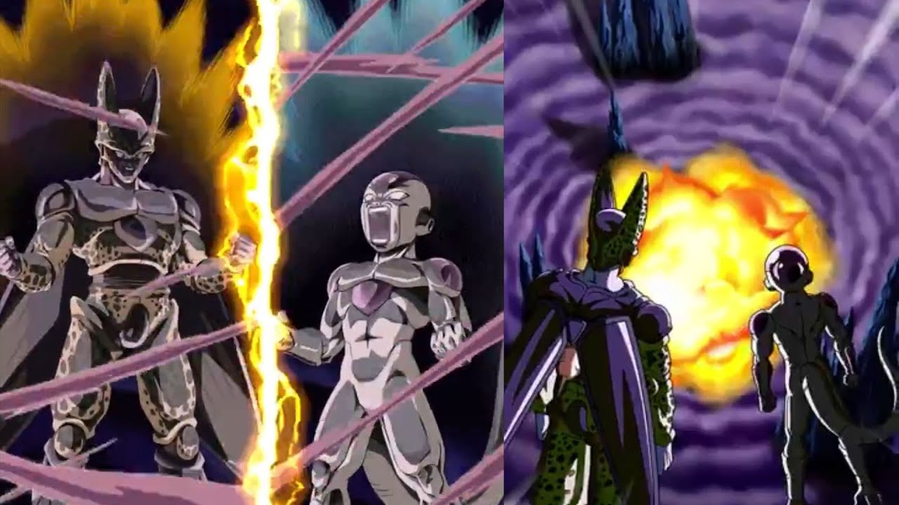 THE NEW ANIMATIONS FOR Cell (perfect form) (GT) & Frieza (final form ...
